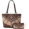 Montana West Aztec Tote Bag for Women Embroidered Western Shoulder ...